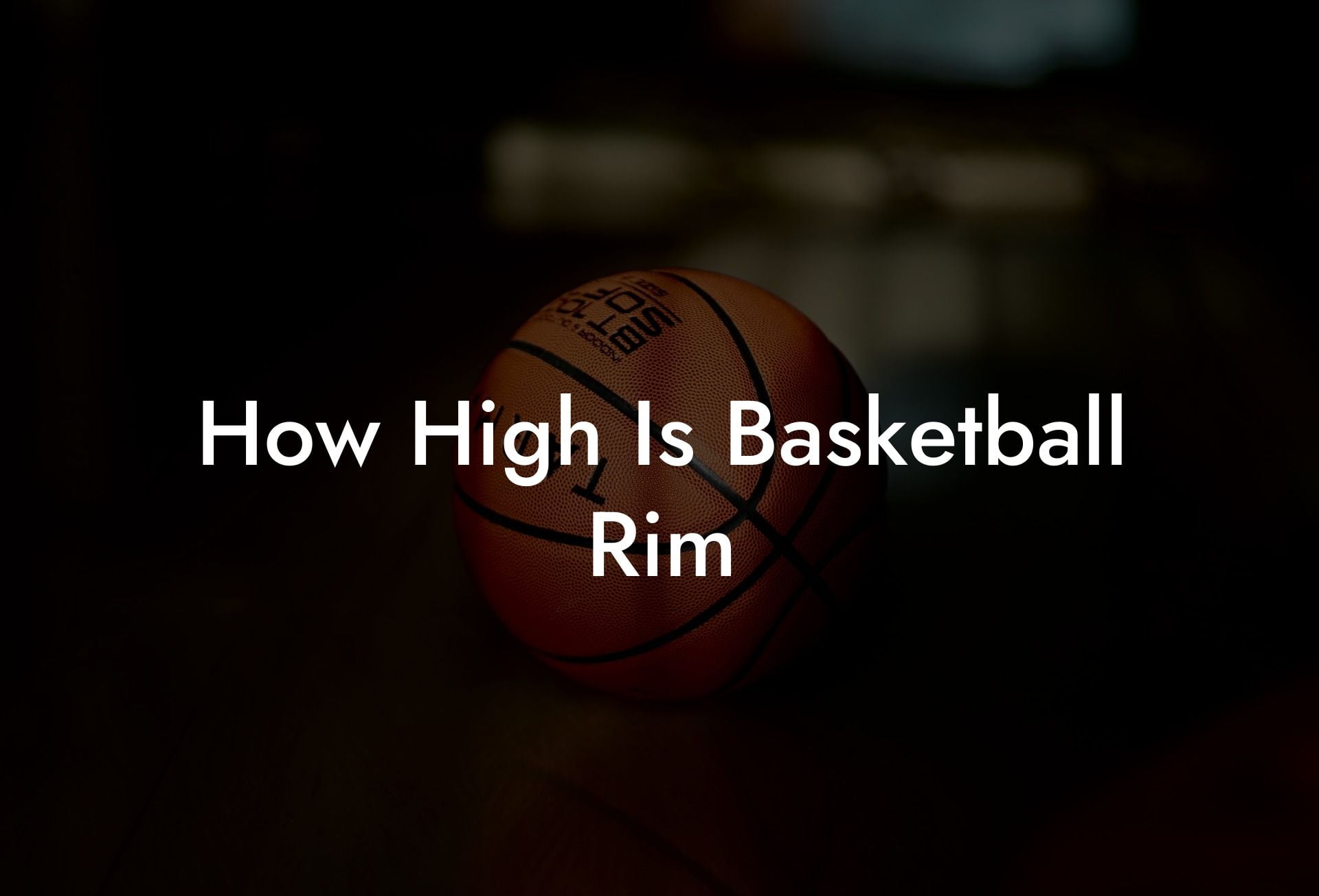 How High Is Basketball Rim - Coach Alex Basketball