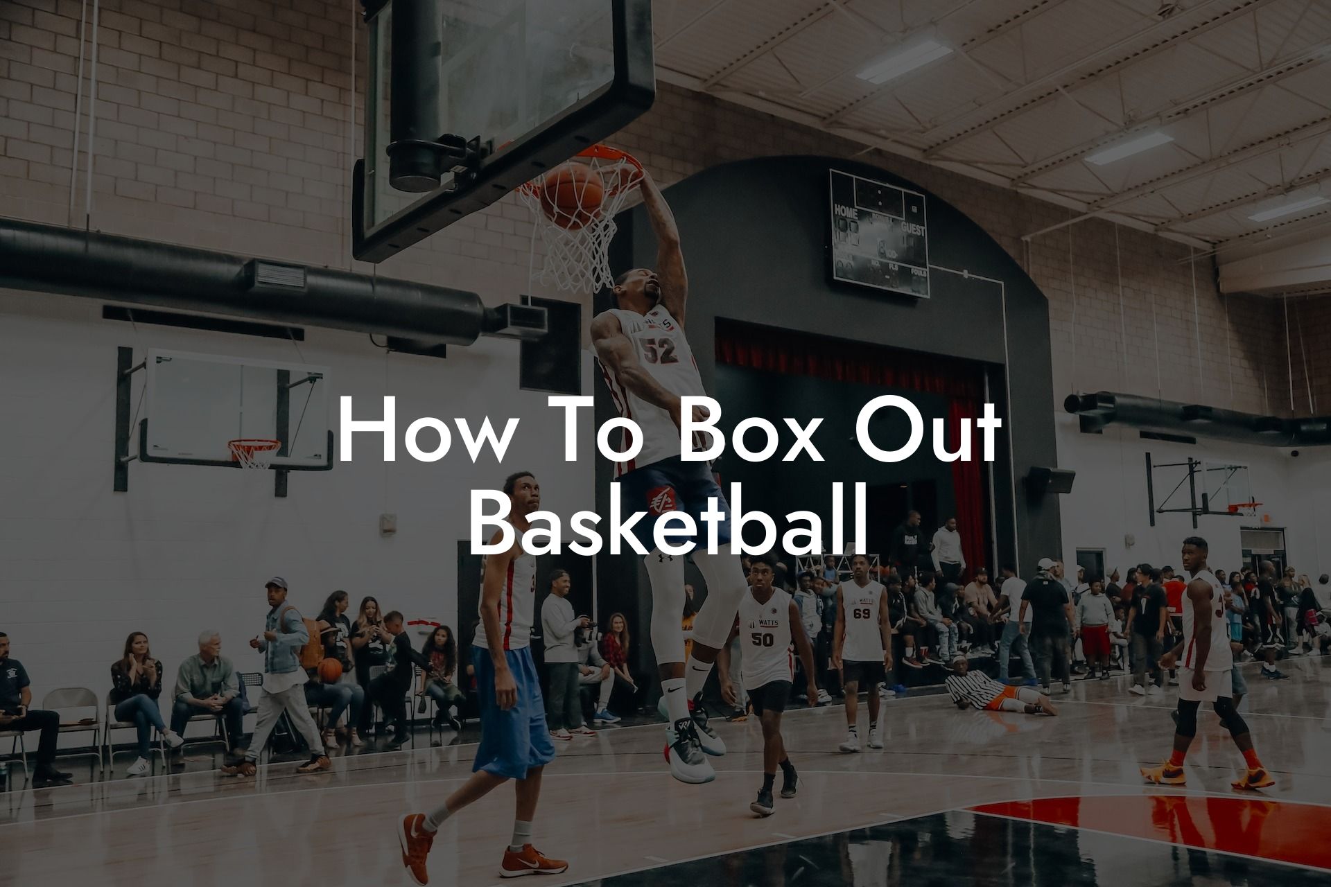 How To Box Out Basketball - Coach Alex Basketball